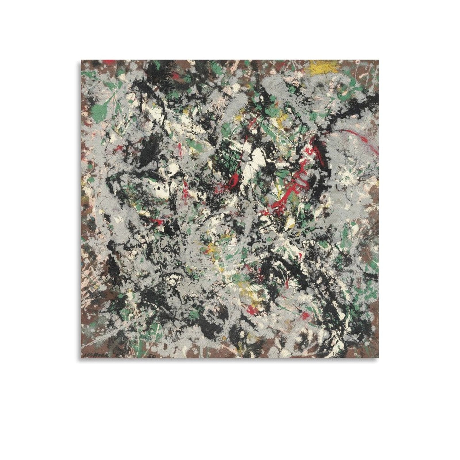 Cuadro abstracto de Jackson Pollock (40), cuadro de arte de pared ...
