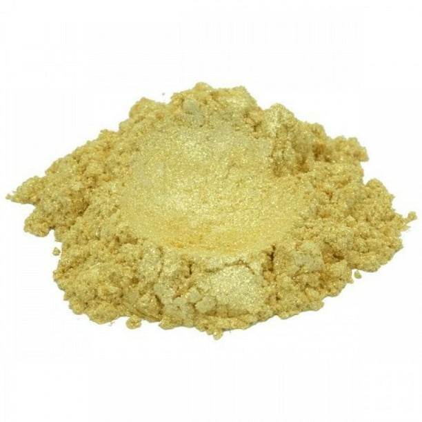 GLEAMING GOLD YELLOW LUXURY MICA COLORANT PIGMENT POWDER COSMETIC GRADE ...