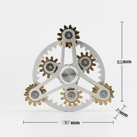 Tri-spinner Hot Wheels Gear Teeth Linkage High-quality Metalen Fidget ...