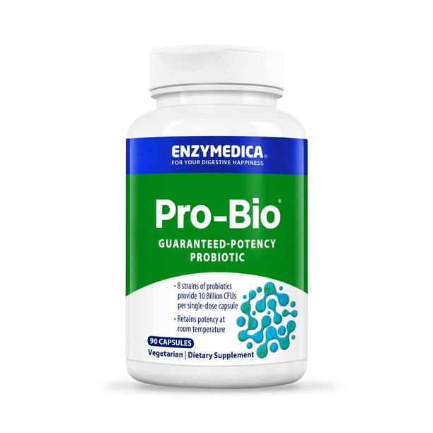 Probiotic Enzymedica Pro-Bio 10 mil millones de CFU 90 cápsulas ...