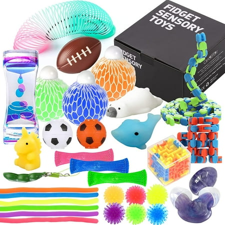 Fidget Toys Set with Stress Balls for Kids, Teens and Adults, 32 Pack ...