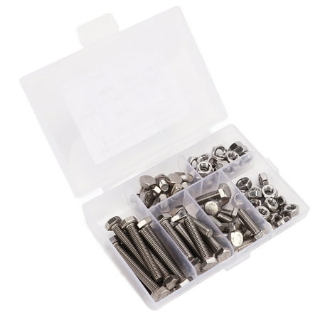 M6 Hex Screw Nut Set, Rust Proof Easy To Standard Portable M6 Hex Screw ...