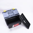 Double Layer Small Plastic Tool Box With Handle Removable Tray Double ...