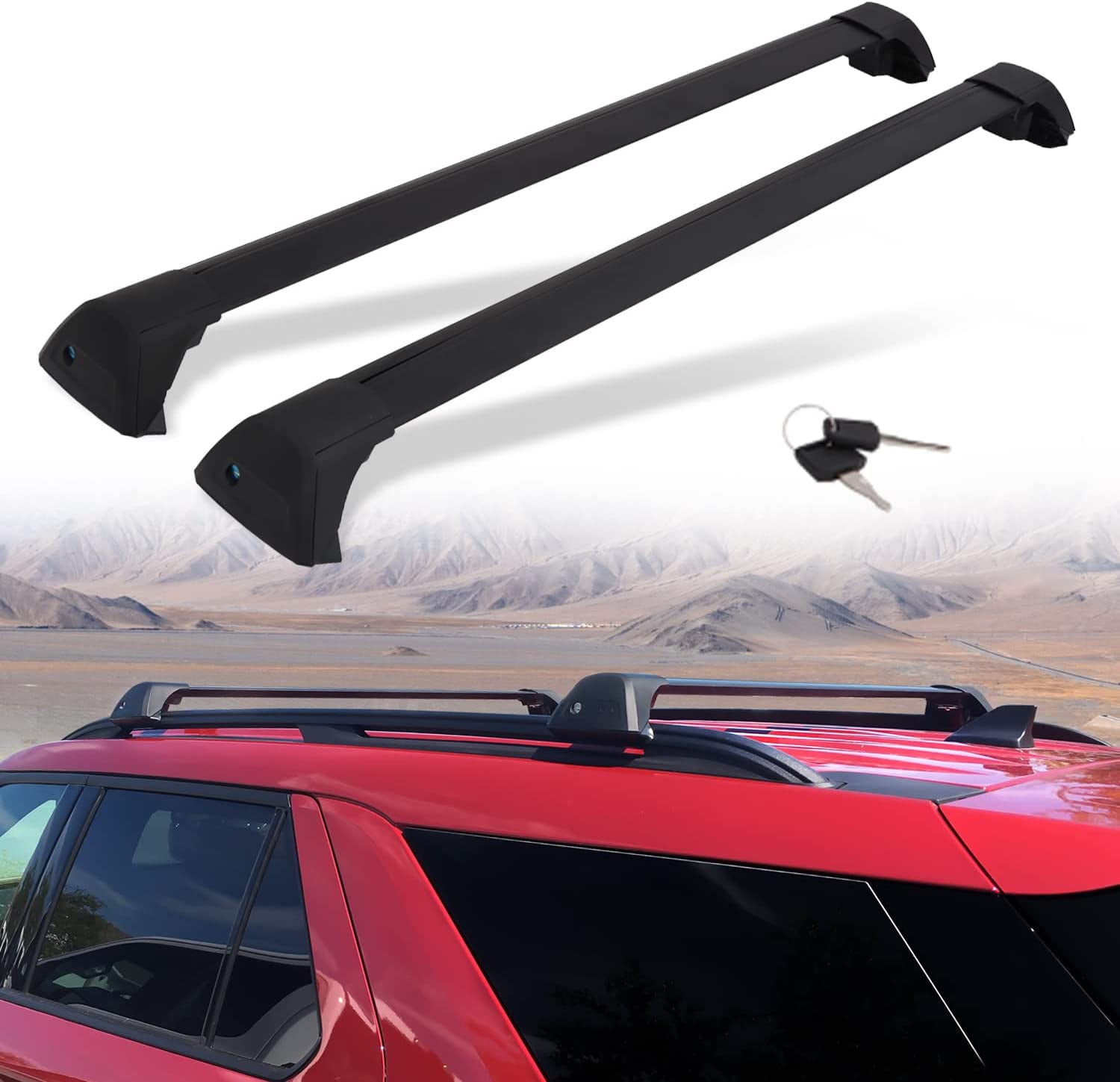 NIXFACE Crossbars Customized for 2020-2023 Ford Explorer Black ...