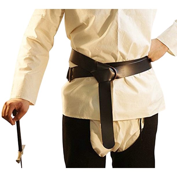 Medieval-LARP-Reenactment-Viking-Battle Ready Black Leather Wrap Around ...