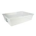 Sterilite 28 Qt Clear Plastic Stacking Storage Container Box w/Lid, 40 ...