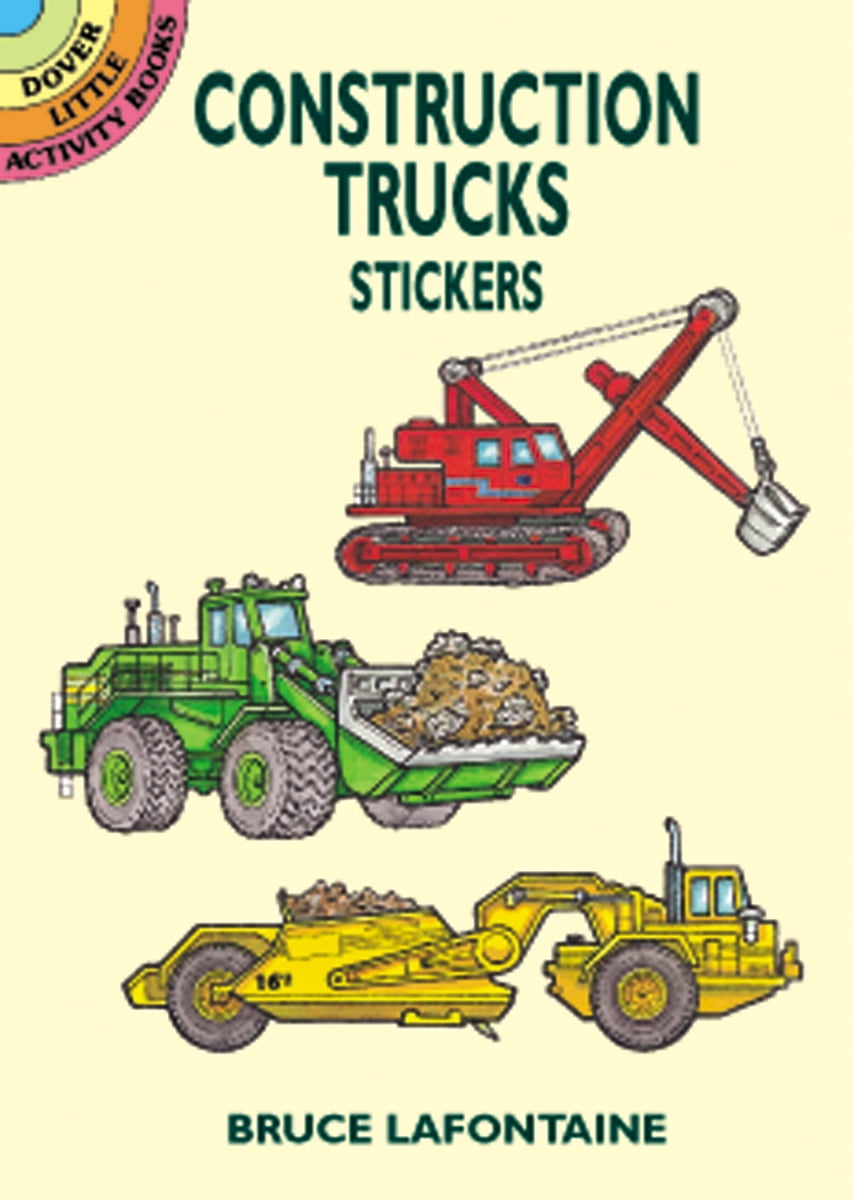 Dover Publications-Construction Trucks Stickers - Walmart.com