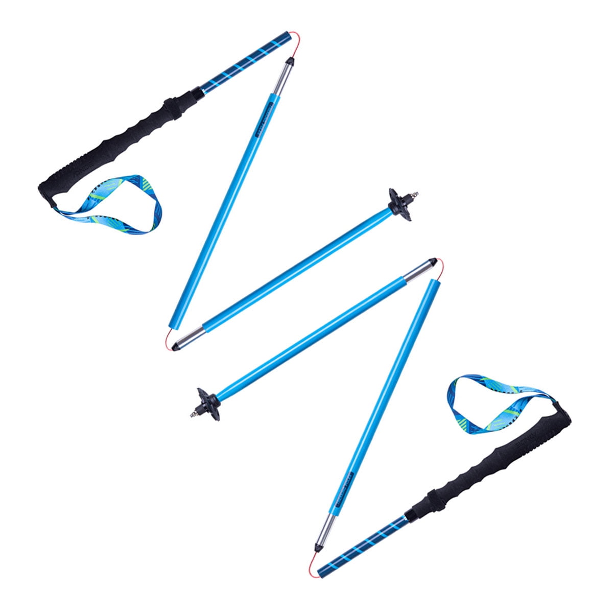 AONIJIE Trekking Poles - 2 Ultralight Collapsible Aluminum Anti-Shock ...