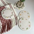 Naiyafly Woven Cotton Rope Placemat Ins Insulated Pot Pad Printed ...