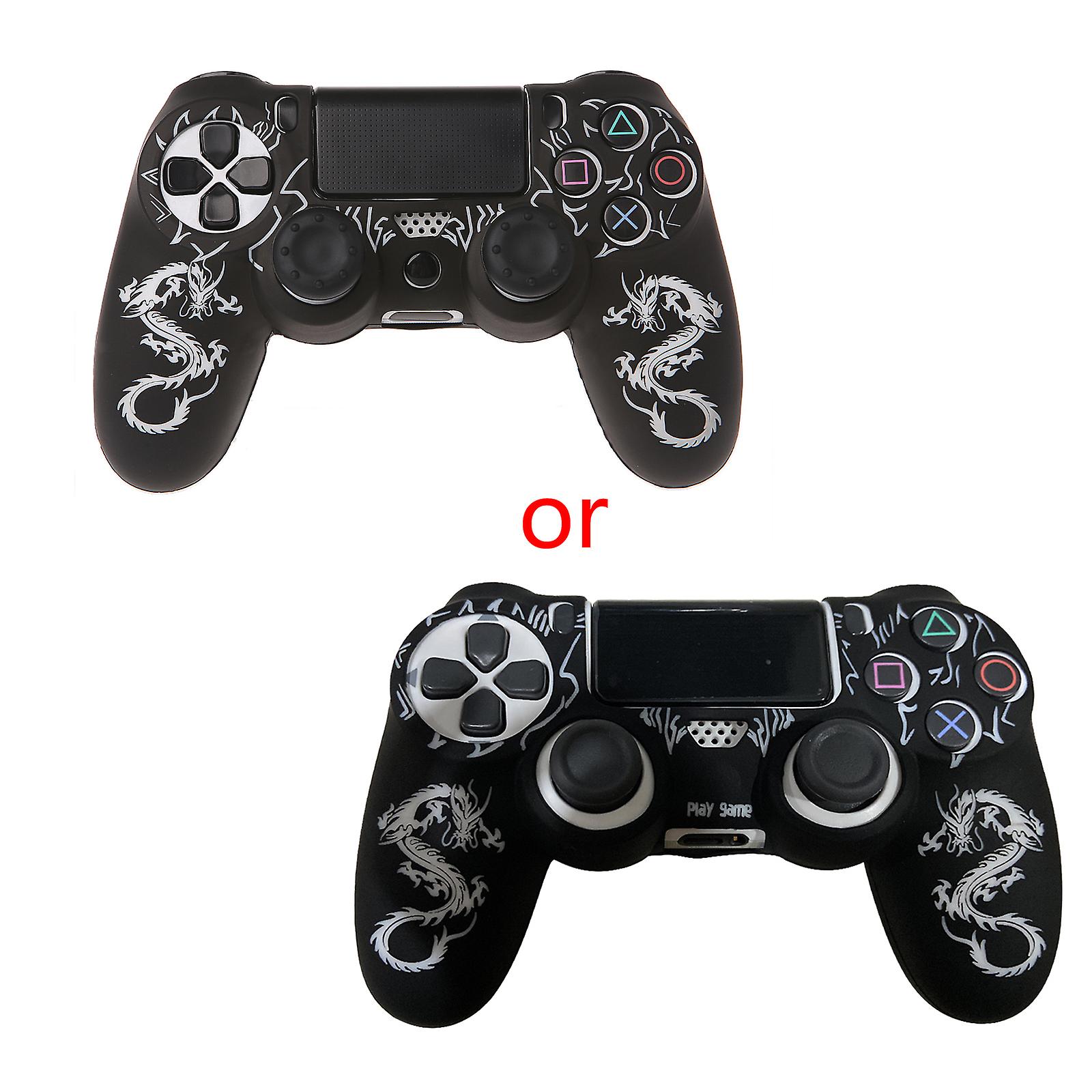 Chinese Dragon Silicone Cover Skin Protector For Case Set With 2 Thumb ...