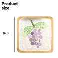 ACDANC 2026 New Glass Tiles for Crafts Mixed Color Kits with Wooden ...
