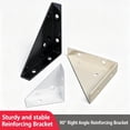 90 Degree Corner Brace Bracket, Cold Rolled Steel L-Shaped Shelf ...