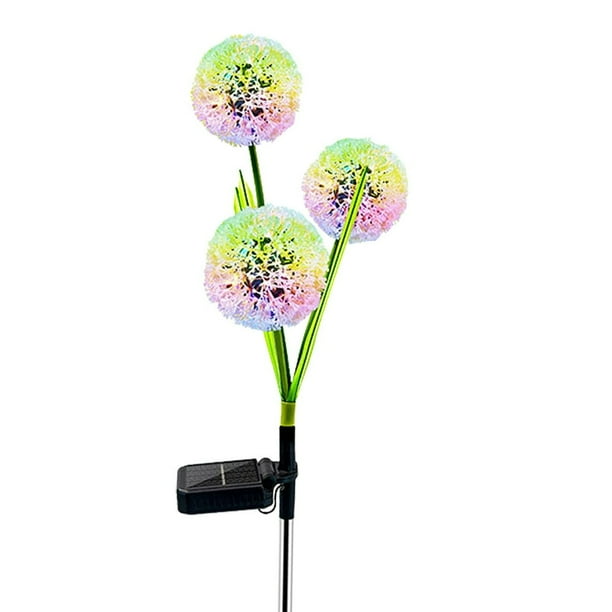 Dandelion Solar Garden Lights Waterproof LED Deck Lights Solar Walkway ...