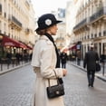 Hepburn Style Topper Hat Wool Wide Brim Felt Hat Classic Women Jazz Hat ...