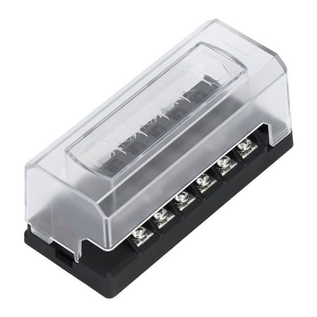 Fuse Blocks, Stable 6 Way Safe Insulated Flame Resistant Fuse Box ...