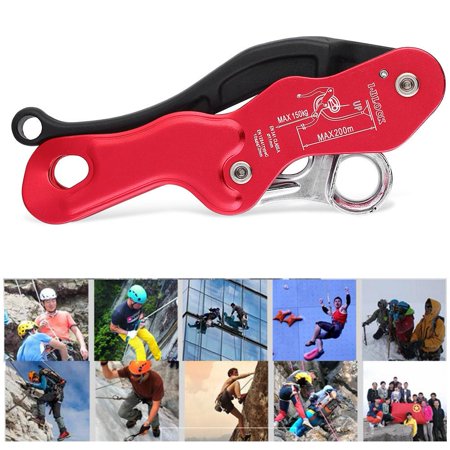 Greensen Rope Clamp Grab,Climbing Descender,Climbing Carabiner Self ...