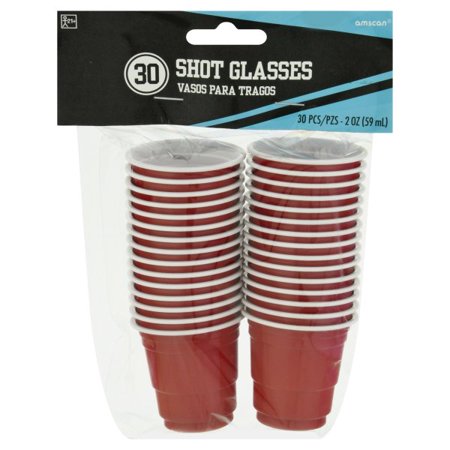 UPC 013051635961 - Amscan Shot Glasses, 2 oz, Red | upcitemdb.com