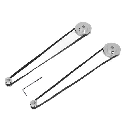 Mechanical Timing Pulley, 2 Set Anti Slip Timing Belt Pulley 20 60 ...