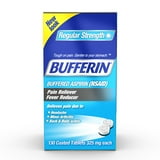 Bufferin Aspirin Pain Reliever/Fever Reducer over-the-Counter Coated ...