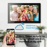19" True Cloud Frame with Editable Cloud Albums, 20GB Free Cloud ...