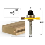Yonico Louver Shutter Style Router Bit - 1/2" Shank - 18150 - Walmart.com