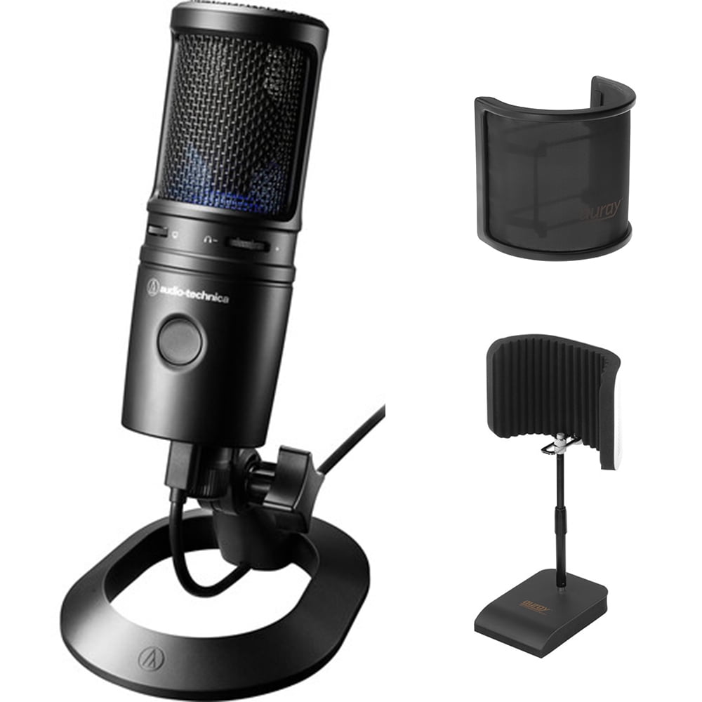 Audio-Technica AT2020USB-X Cardioid Condenser USB Microphone Bundle w ...