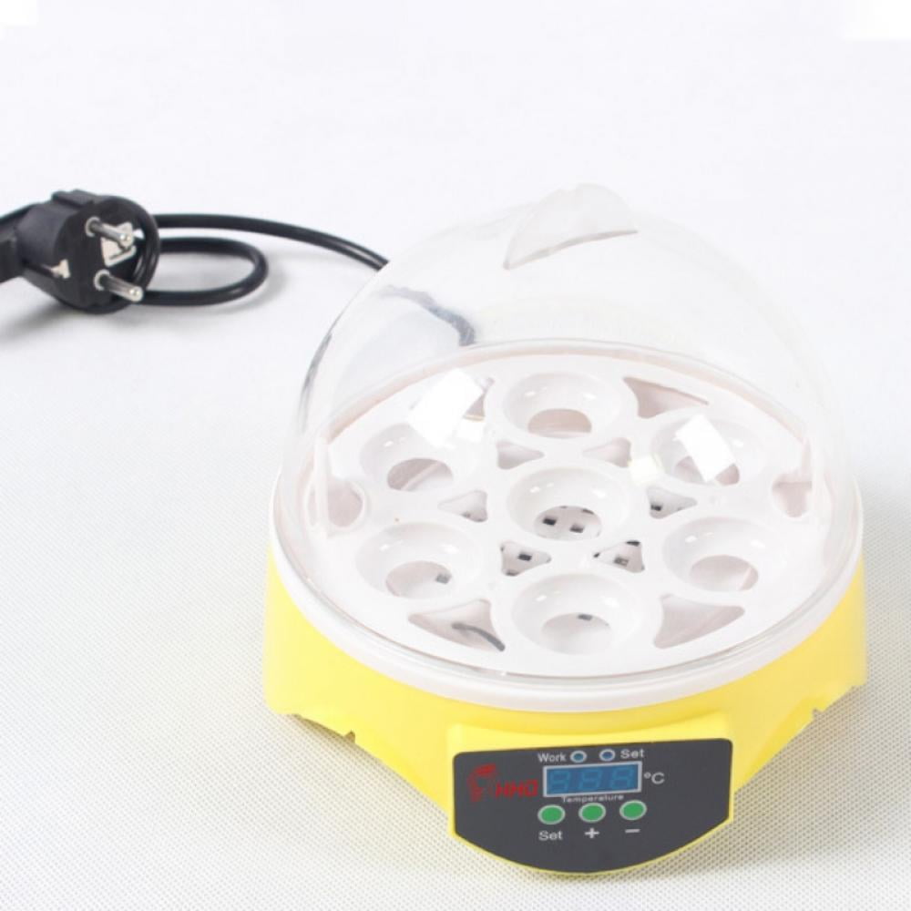 Prettyui 7 Eggs Chicken Bird Eggs Incubator Automatic Intelligent Quail ...