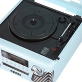 Victrola Retro Vinyl & CD Player with Bluetooth, 3-Speed Turntable ...