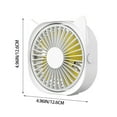 erfcxs Small Personal USB Desk Fan Mini Table Fan Ultra Quiet For ...