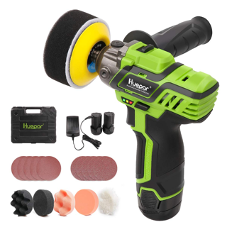 AutoRight 6" Variable Speed Buffer, Automotive Cleaner, Foam Pad ...