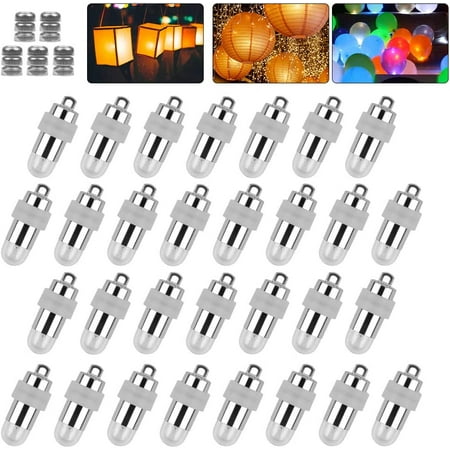 Pack of 30 Waterproof Mini LED Lights for Paper Lanterns Paper Lanterns ...