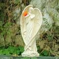 Wonder Garden Solar Angel Statue, Large Resin Outdoor Decor with ...