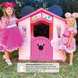 Disney Minnie Mouse Plastic Indoor,Outdoor Playhouse with Easy Assembly ...