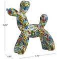 5" x 16" Multi Colored Resin Dog Sculpture, by The Novogratz - Walmart.com