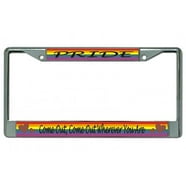 Rainbow LGBTQ Gay Pride Pattern License Plate Frame - Walmart.com