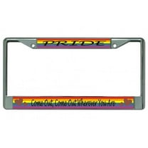 Rainbow LGBTQ Gay Pride Pattern License Plate Frame - Walmart.com