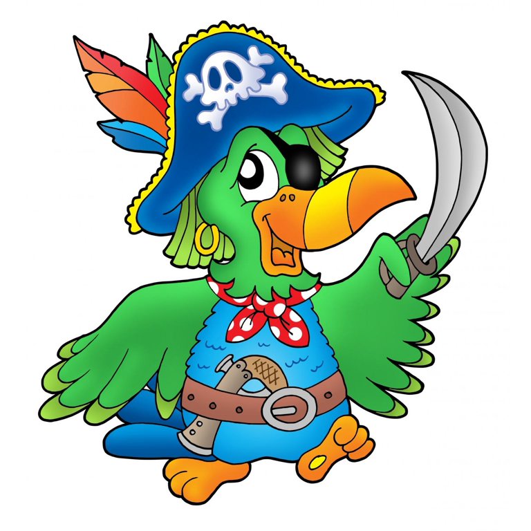Pirate Parrot Clip Art