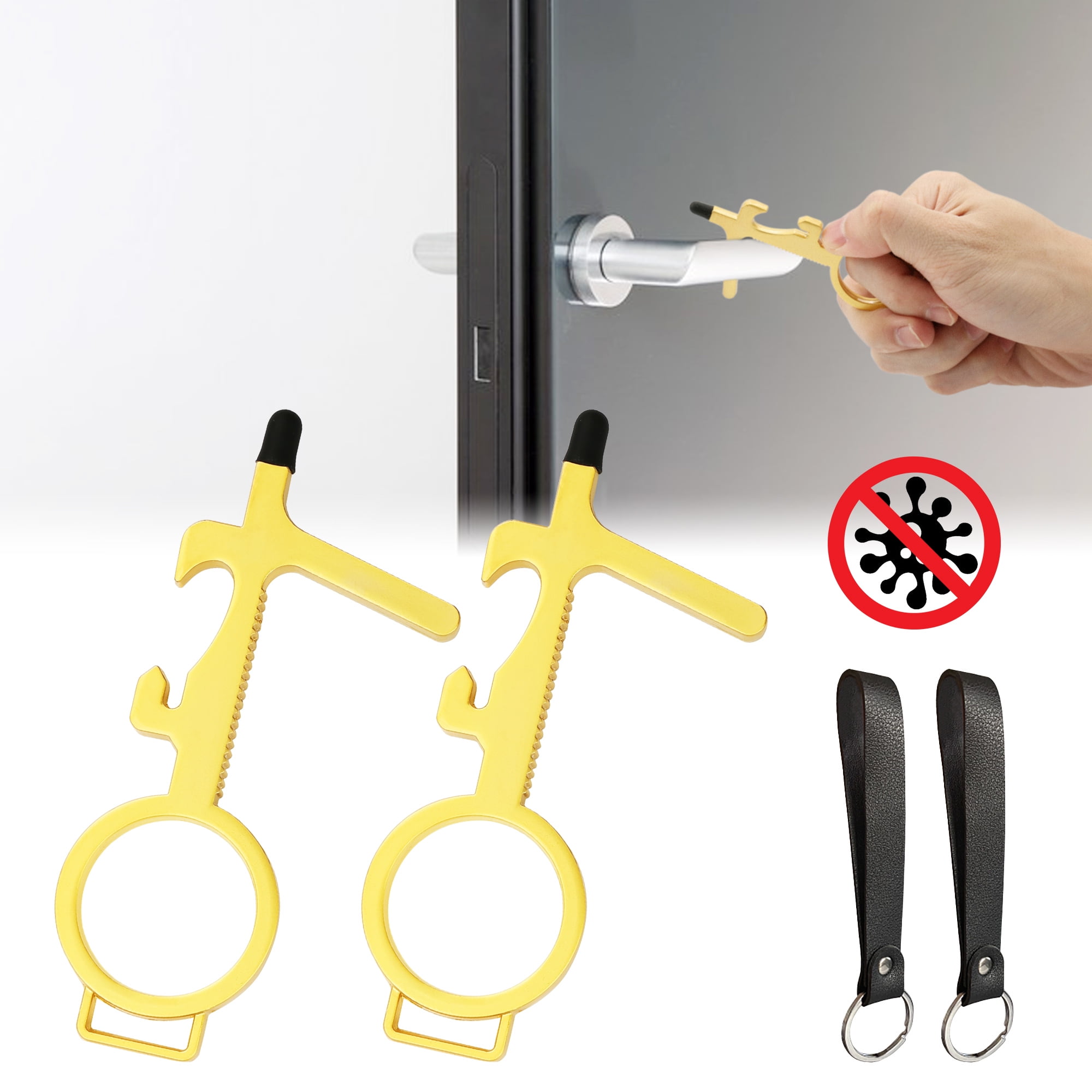 AGPTEK Anti Touch Door Opener Tool with Stylus Pad, No Touch Multi ...