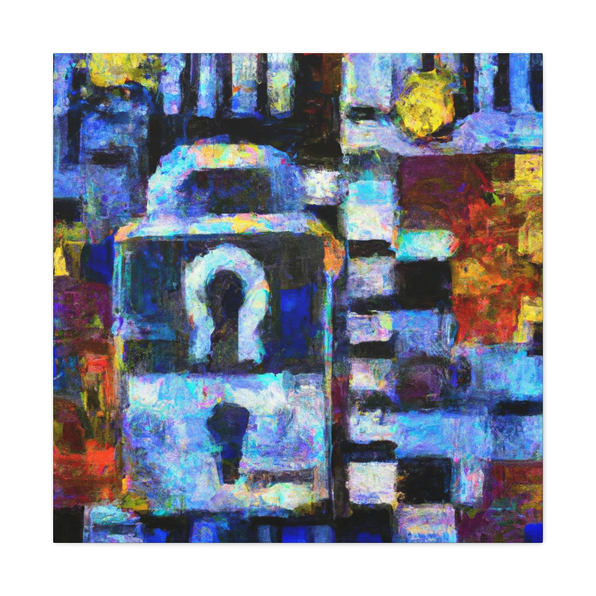 Cybersecurity Impressionism - Canvas - Walmart.com