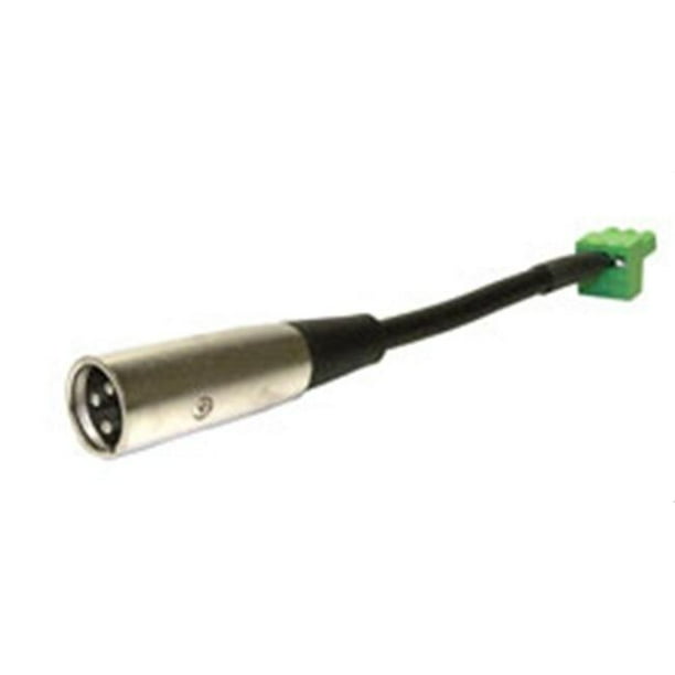 XLR Male to 3 Pin Phoenix Connector 6 in. - Walmart.com - Walmart.com