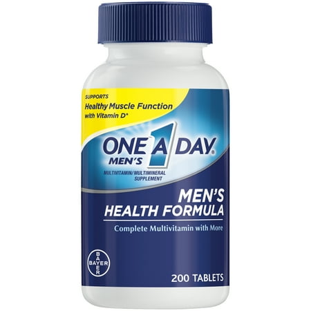 One A Day Men's Health Formula Multivitamin Tablets, 200 ct - Walmart.com