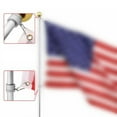 JINGT Flag Pole Rings, Aluminum Alloy, 0.75-1 in, 360° Rotating Anti ...