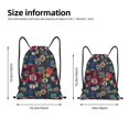 Balery Adventure Camping Badge Pattern Drawstring Backpack Bag Sport ...