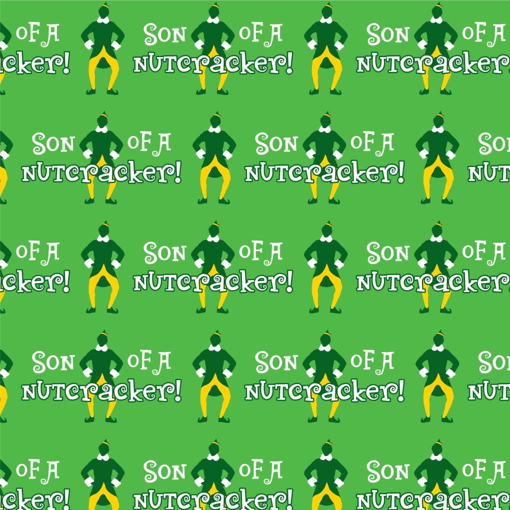 Elf Movie Son of a Nutcracker! Premium Roll Gift Wrap Wrapping Paper ...