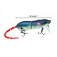 Lifelike Rat Segmented Topwater Fishing LureLong Cast Jointed Pencil ...