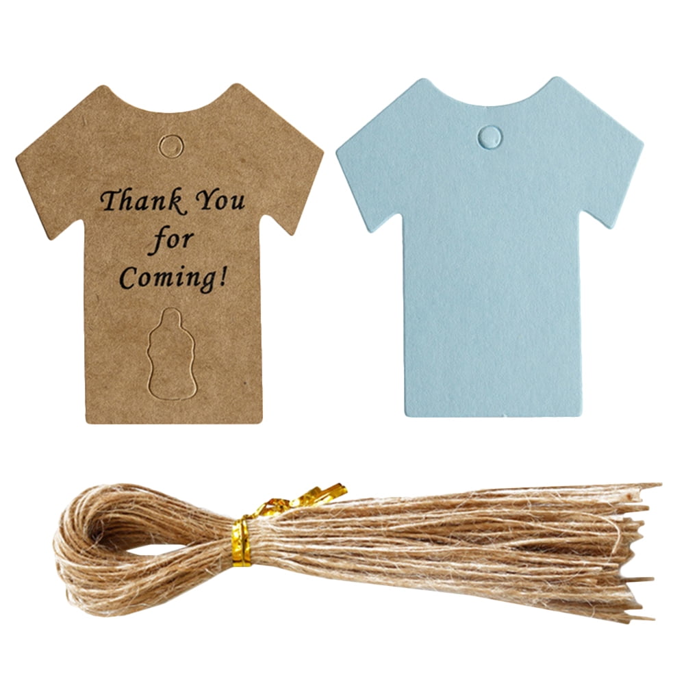 Click here for Operageca 50 Sets Baby Thank You Tags Kraft Paper... prices