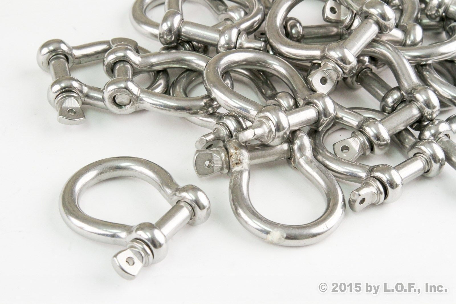 Stainless Steel 5/16 Inch Marine Anchor Bow Shackle with 8mm Screw Pin ...