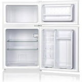 Midea Compact Refrigerator with Double Doors, 3.4 cu ft, Multiple ...