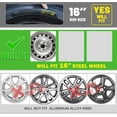 4PCS 16 inch hHubcaps Compatible for 2014-2023 Ford Transit Connect ...