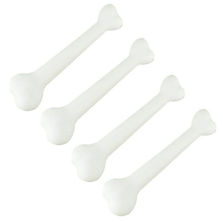 4PCS Halloween Props Simulative Human Skeleton Plastic Bones Model Dog ...